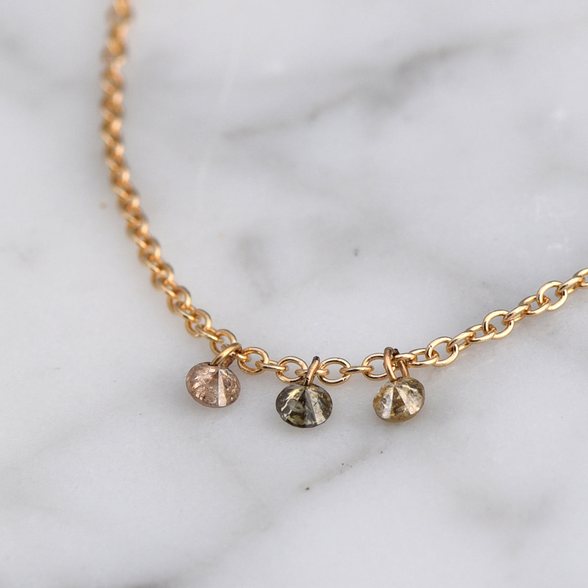 Diamond Triad Necklace – BRITTA AMBAUEN